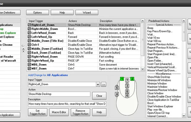 HydraMouse: Remap mouse buttons and assign various actions or macros to ...