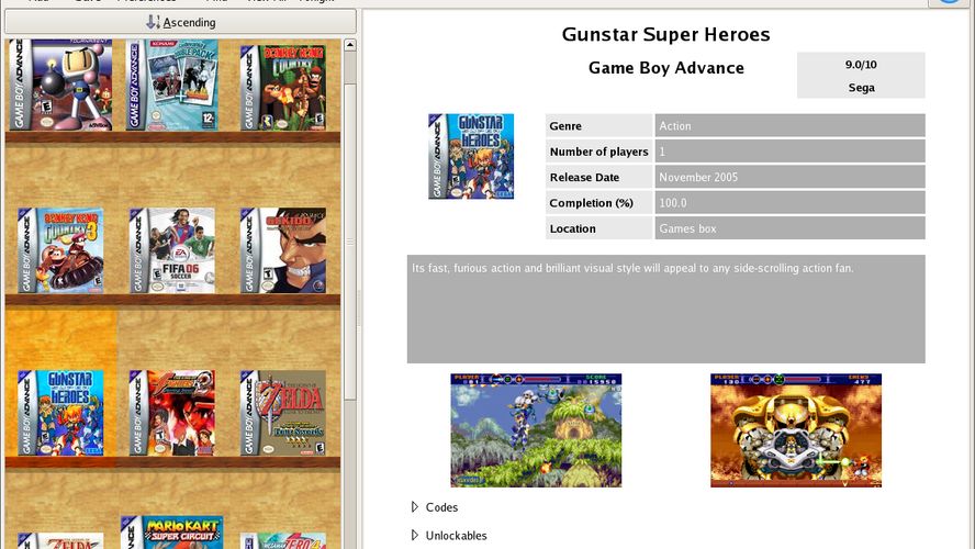 GCstar: Great Software to organize your DVDs, Blu-Rays, Games, etc ...