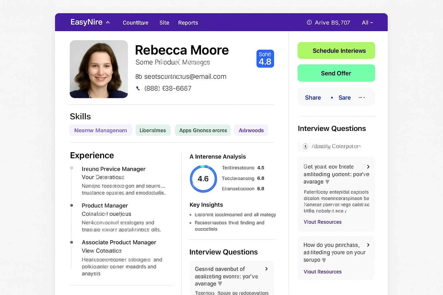 EasyHire: AI-powered hiring platform that automates resume screening ...
