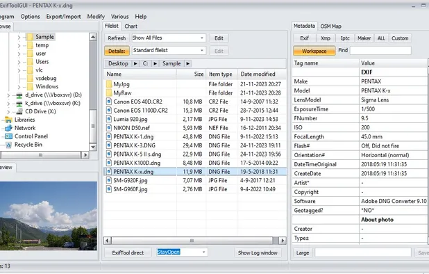 ExifToolGUI: Graphical user interface to https://alternativeto | AlternativeTo