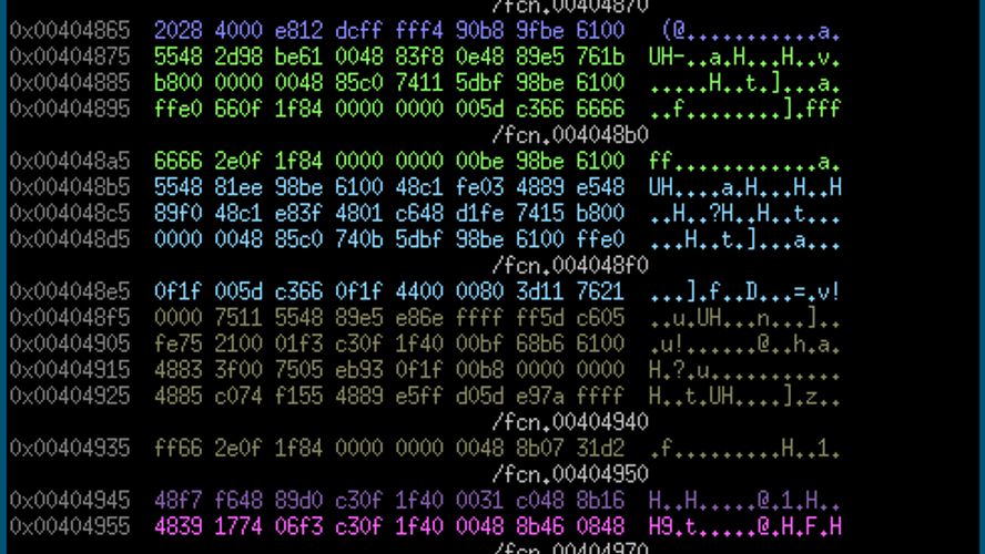 radare2: Unix-like reverse engineering framework and commandline tools ...