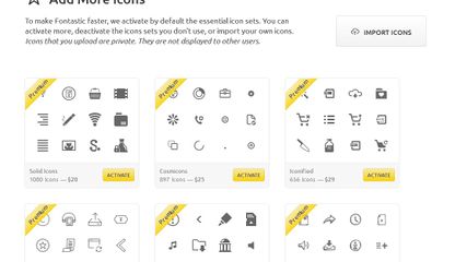 Fontastic: Add Vector Icons to Your Website. Create your icon fonts in ...