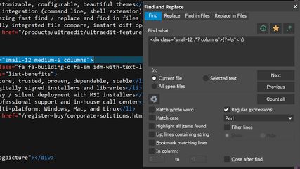 UltraEdit: The ideal text, HTML and HEX editor | AlternativeTo