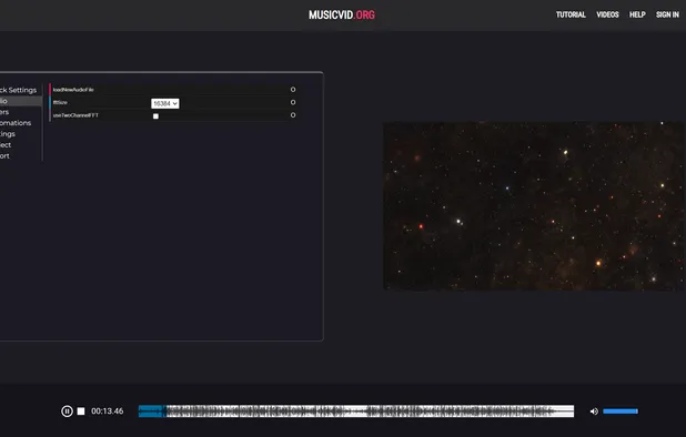 MUSICVID.ORG: Free, online music visualizer for video edition ...