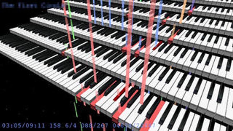 MIDITrail: "MIDITrail" is a MIDI player which provides 3D visualization ...
