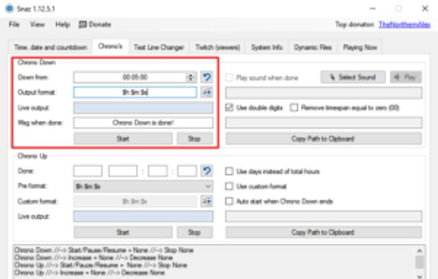 Snaz: A software that add functionnalities like countdowns, time, date ...