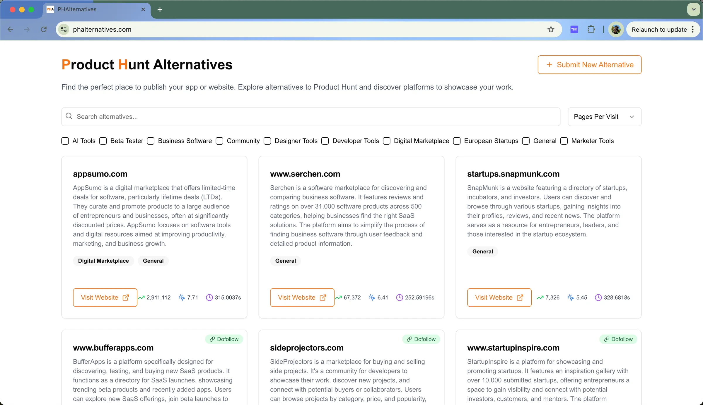 PHAlternatives Alternatives and Similar Sites & Apps | AlternativeTo