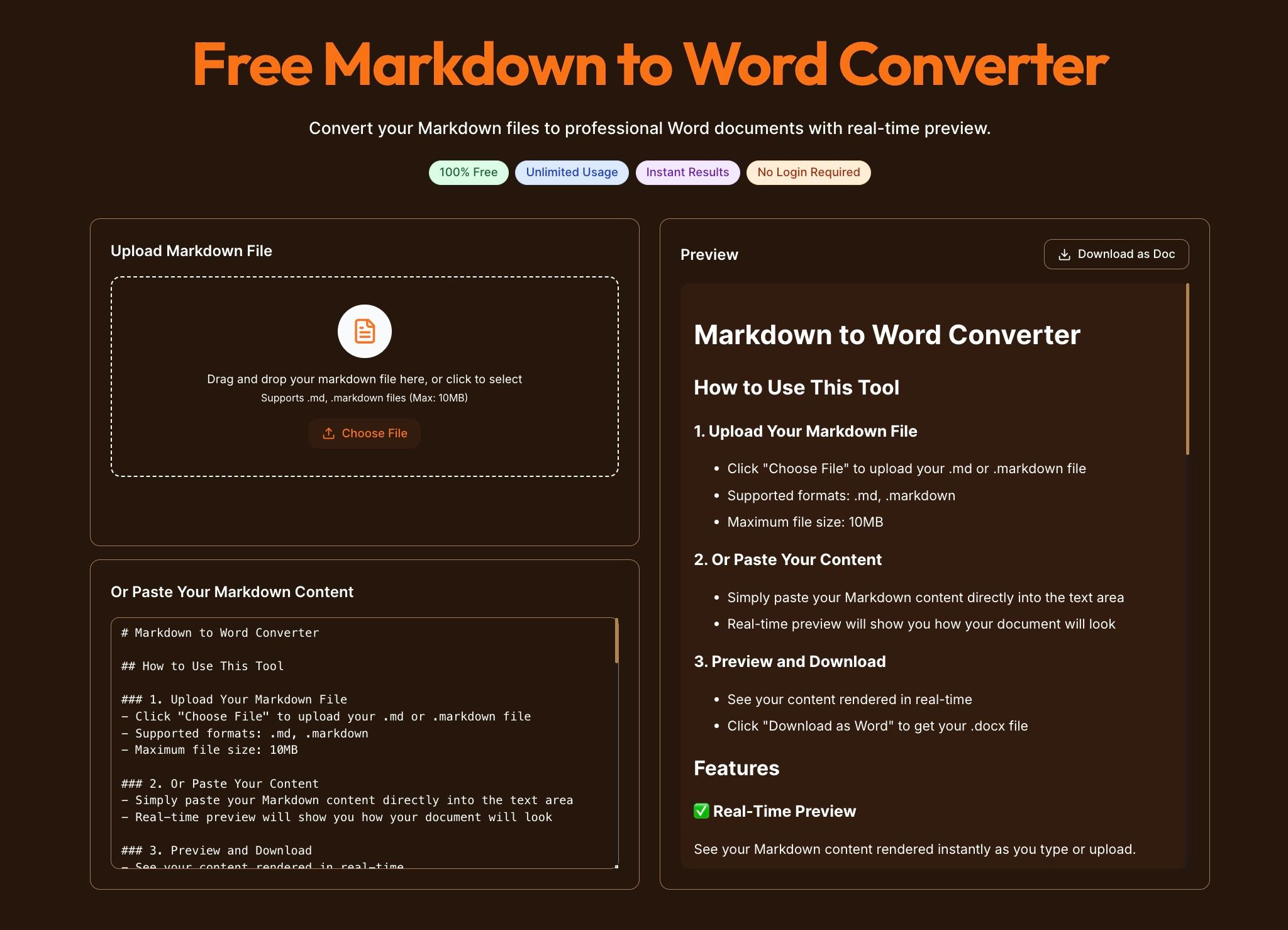 Markdown to Word Converter Alternatives and Similar Sites & Apps ...