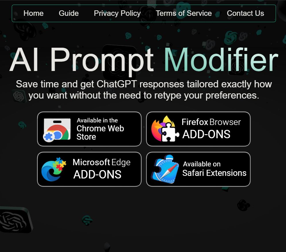 AI Prompt Modifier: Enhance your ChatGPT experience by easily adding custom prefixes and ...