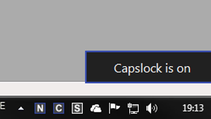 CapsLock Indicator: Small utility that indicates the state of the Num ...