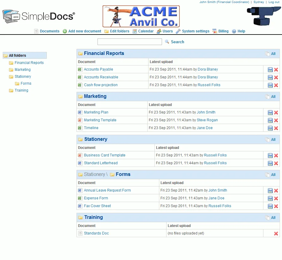 SimpleDocs: An online document management system that's easy to use | AlternativeTo