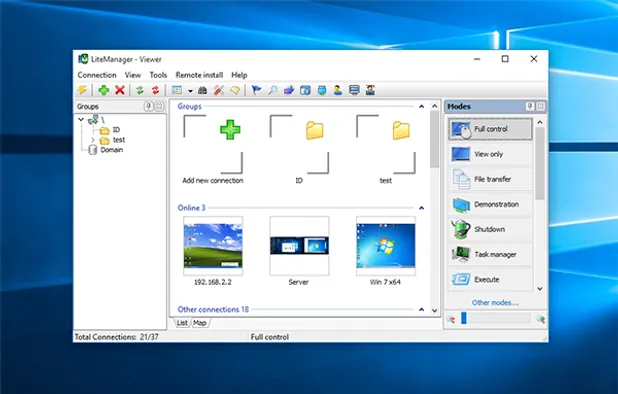 LiteManager: - fast and secure software for | AlternativeTo