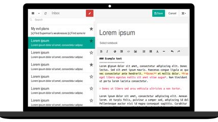 Laverna: JavaScript note taking application with Markdown editor and ...