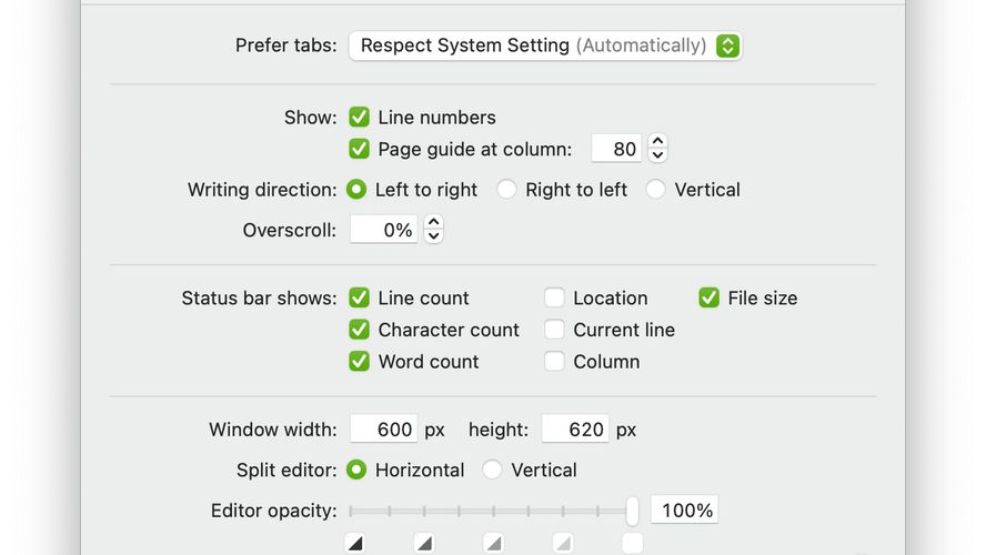 CotEditor: Open source, text editor written in Swift | AlternativeTo