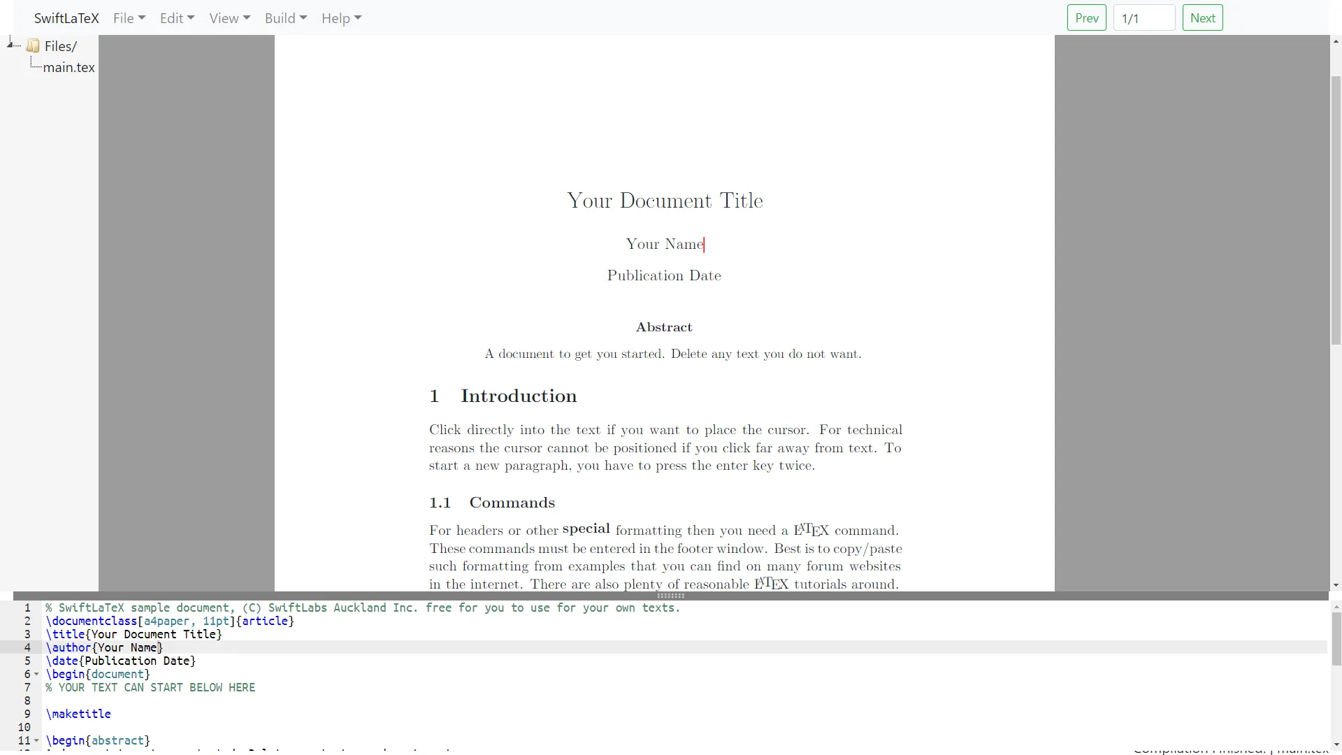 SwiftLaTeX: Fast, browser-based LaTeX visual editor | AlternativeTo