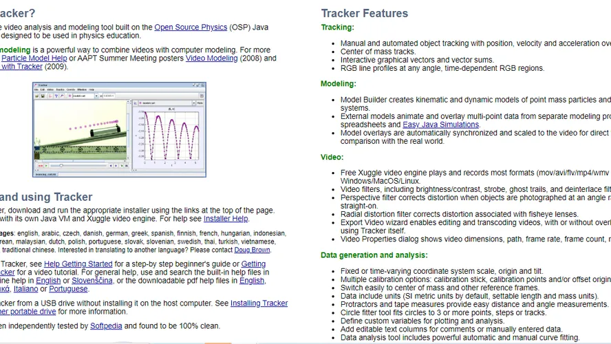 Tracker Video Analysis: Visualize videos and allow tracking objects on ...