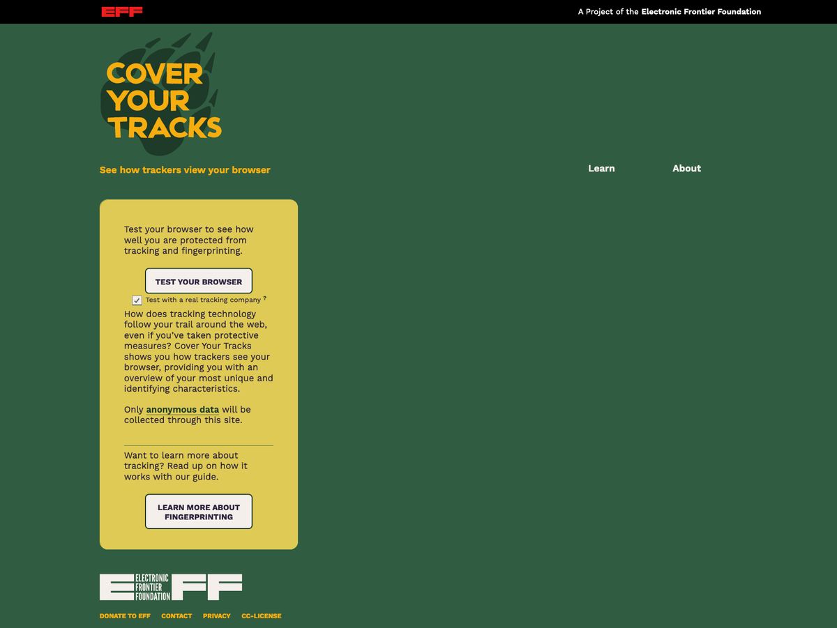 Cover Your Tracks Alternatives and Similar Sites / Apps | AlternativeTo