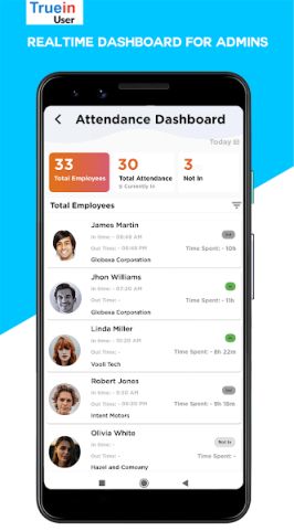 Truein Face Recognition Attendance System: Truein attendance system is ...