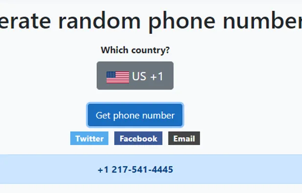 Randommer: Generate random number, telephone numbers, text, hashed and ...