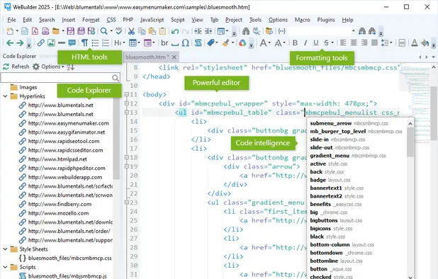 WeBuilder: Versatile code editor for web developers | AlternativeTo