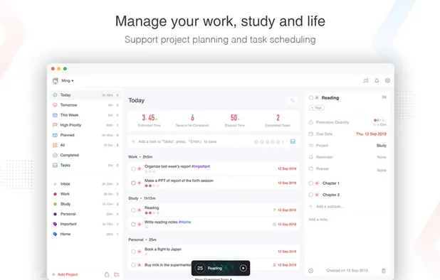 Focus To-Do: Easy-to-use time and task management application that ...