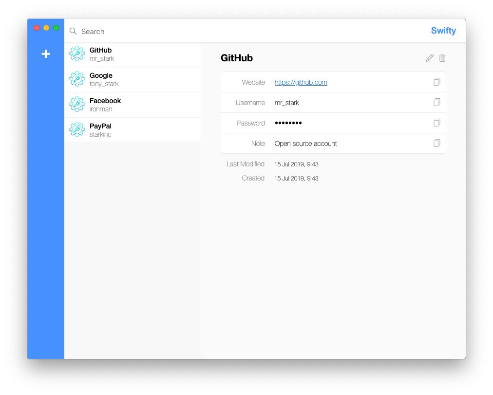 Swifty - Password Manager Alternatives: 25+ Password Managers and ...