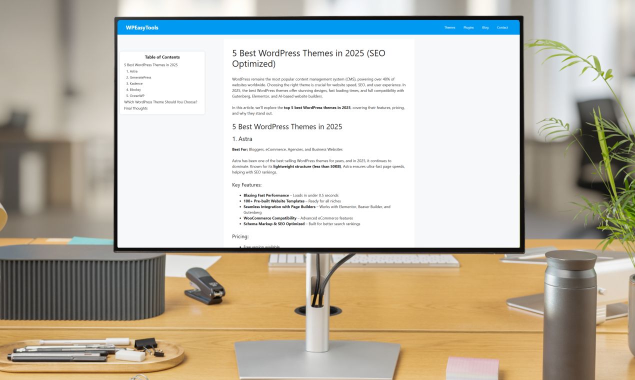 Sticky Table of Contents: Automatically generate a sticky or inline ...