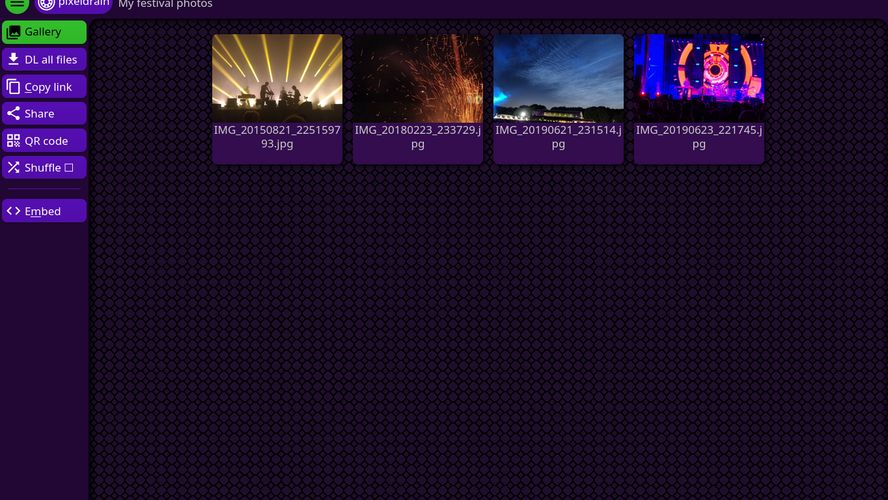 Pixeldrain: Fast and easy file sharing, drop a file into the website and get a shareable ...