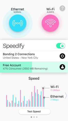 Speedify: Combine multiple Internet connections on your smartphone or ...