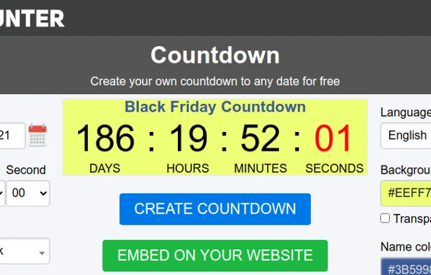 TickCounter: Free countdown widget for websites | AlternativeTo