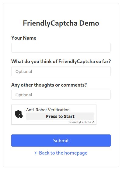 Friendly Captcha: App Reviews, Features, Pricing & Download | AlternativeTo