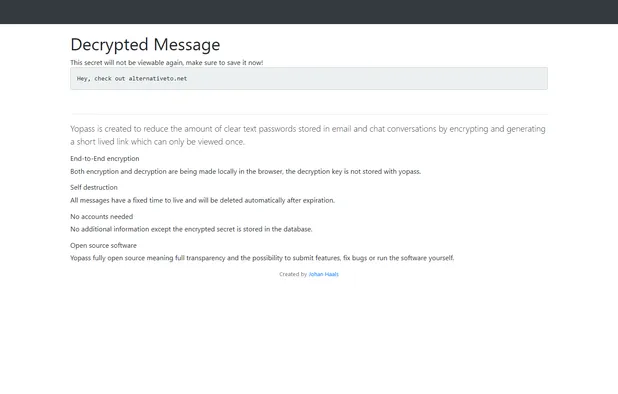 One-Time Secret Alternatives and Similar Sites & Apps | AlternativeTo
