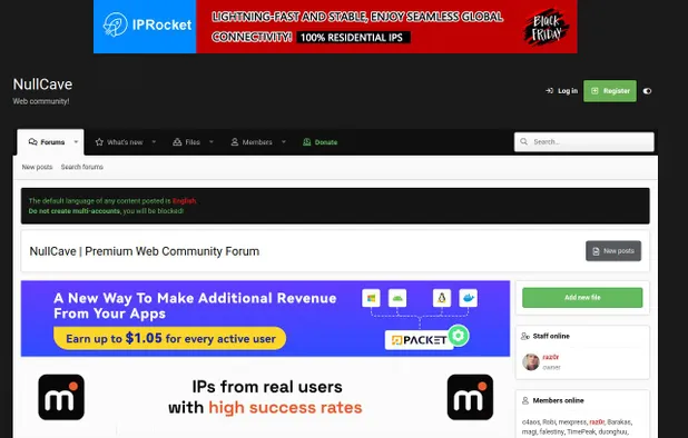 NullCave: Premium Web Community Forum. Thousands of files for web development | AlternativeTo