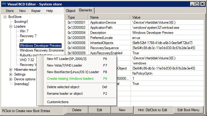 Visual BCD Editor: - advanced GUI version of | AlternativeTo