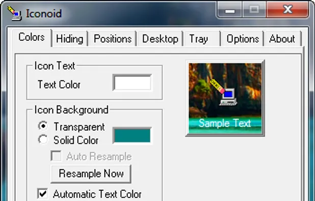 Iconoid: Save Desktop ICONS positions + customize icons appearance ...