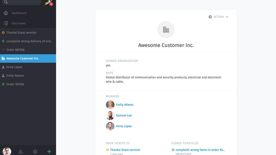 Zammad: Web based open source helpdesk/customer support system with many features to | AlternativeTo