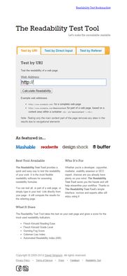 Readability Formulas Alternatives and Similar Sites & Apps | AlternativeTo