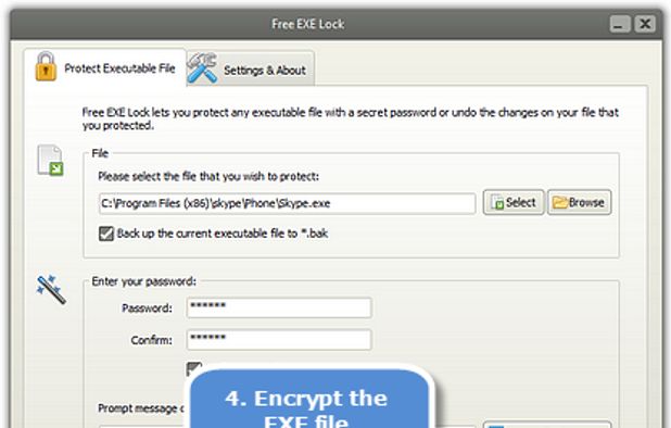 Free EXE Lock: Lock software and EXE files with password. | AlternativeTo