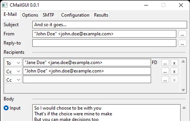 CMail: Free Windows command line mailer with advanced message ...
