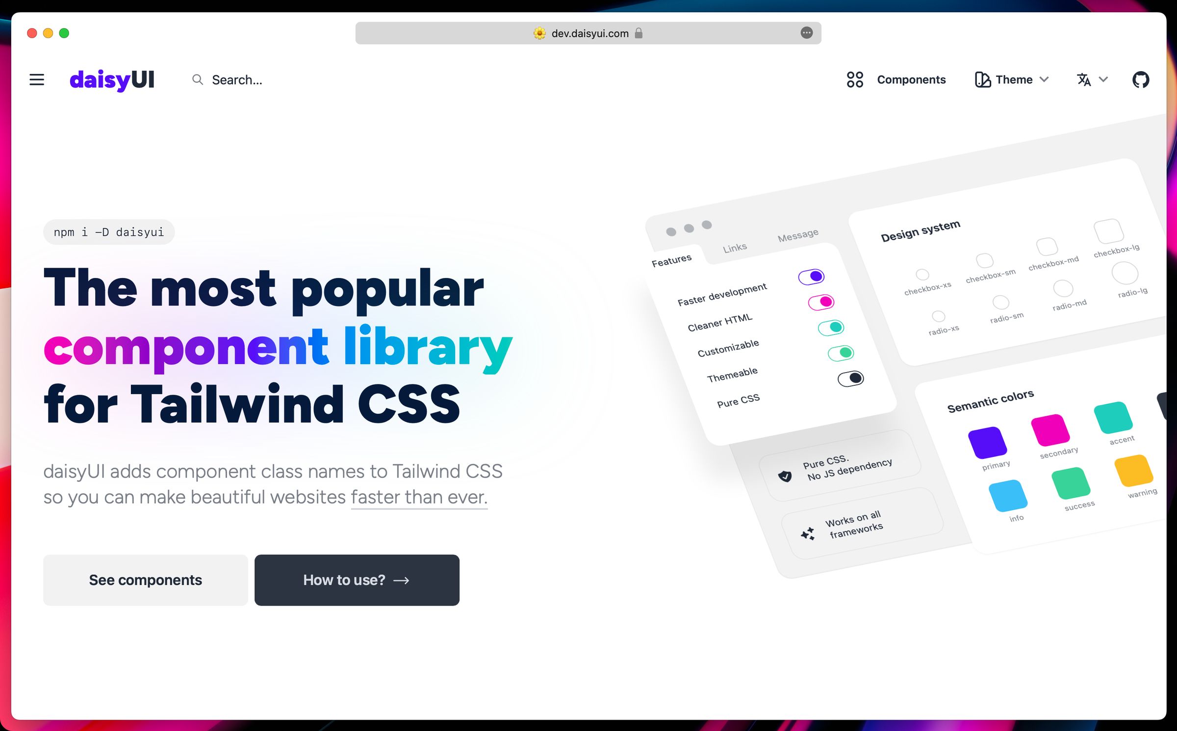daisyUI Alternatives and Similar Sites & Apps | AlternativeTo
