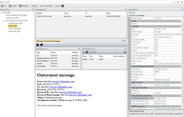 XstReader & XstExporter: XstReader is an open source viewer for ...