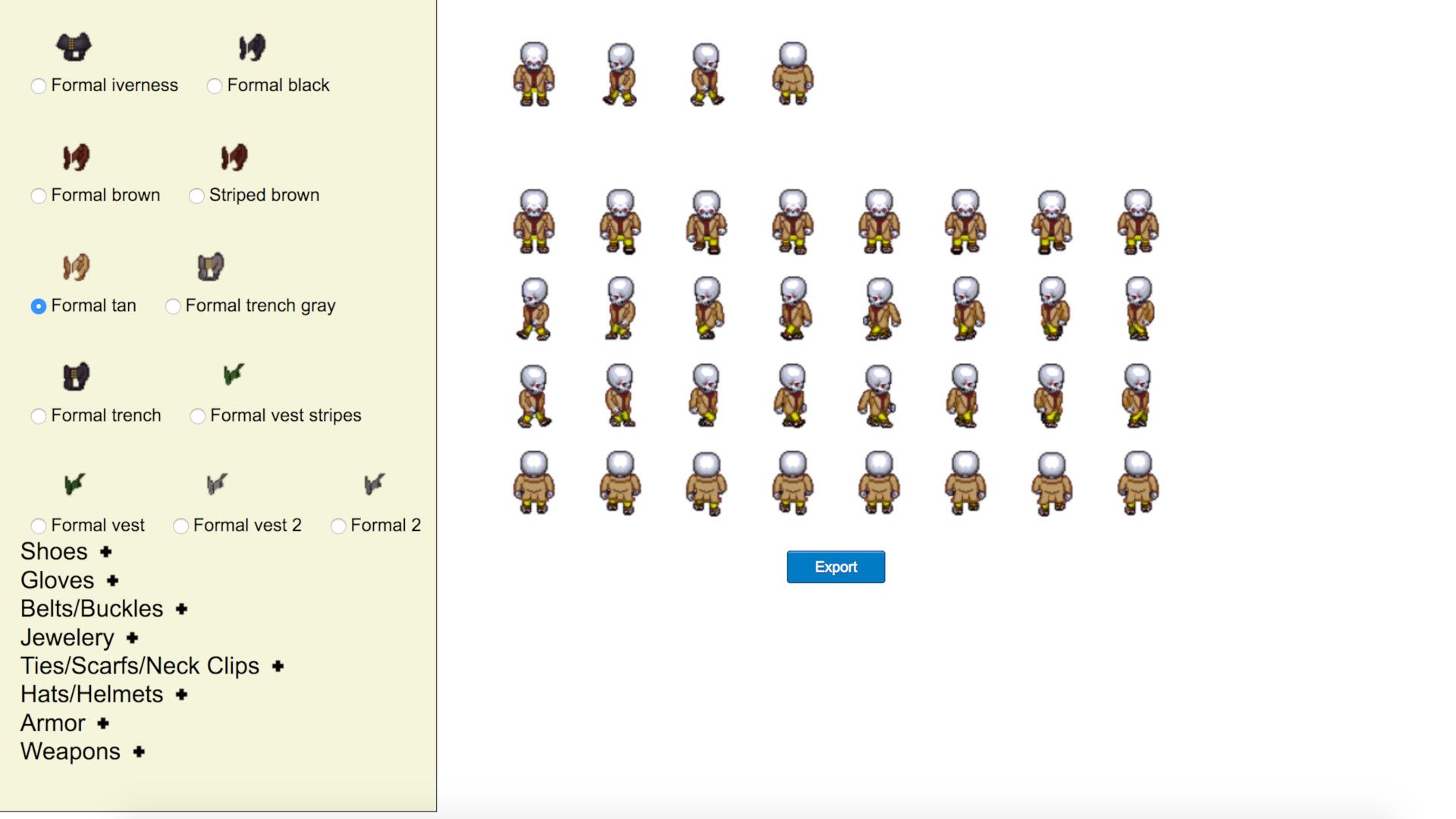 RPG Character Builder: Create thousands of unique character sprites for ...