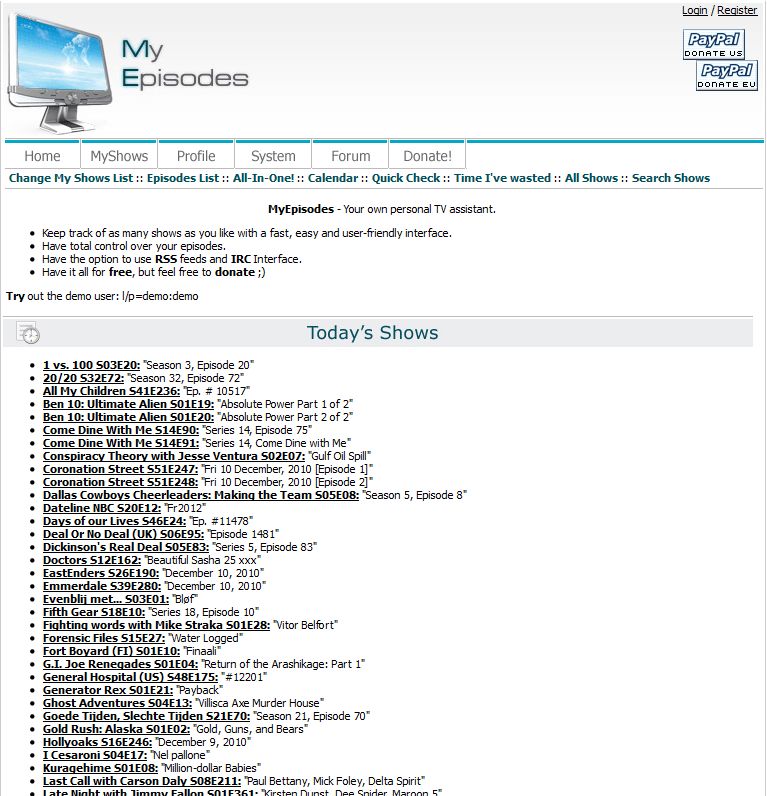 MyEpisodes.com Alternatives: 25+ Episode Trackers and similar websites ...