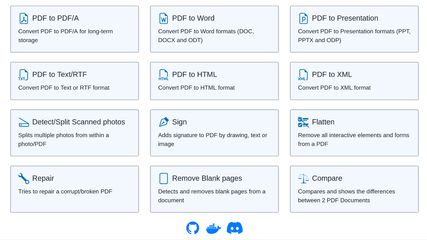 Stirling PDF: Locally hosted web application that allows you to perform ...