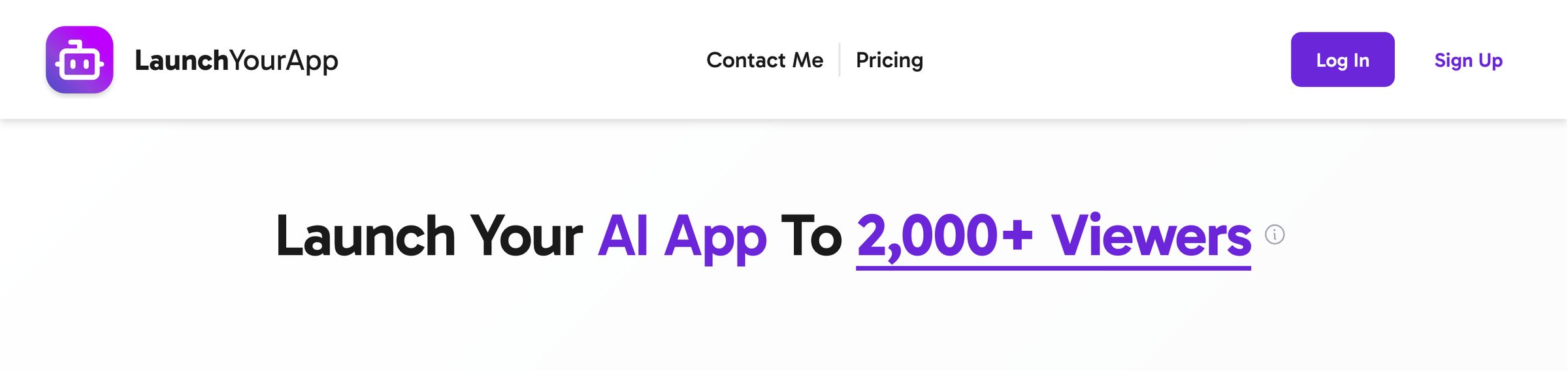 LaunchYourApp: Launch platform to promote your AI app. | AlternativeTo