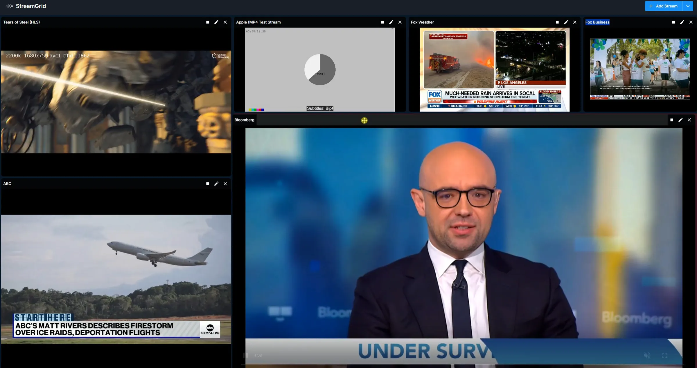 StreamGrid: Lets you customize multi-stream layouts with drag-and-drop ...