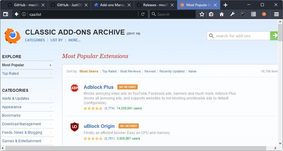 Classic Add-Ons Archive Alternatives - Explore Similar Apps | AlternativeTo