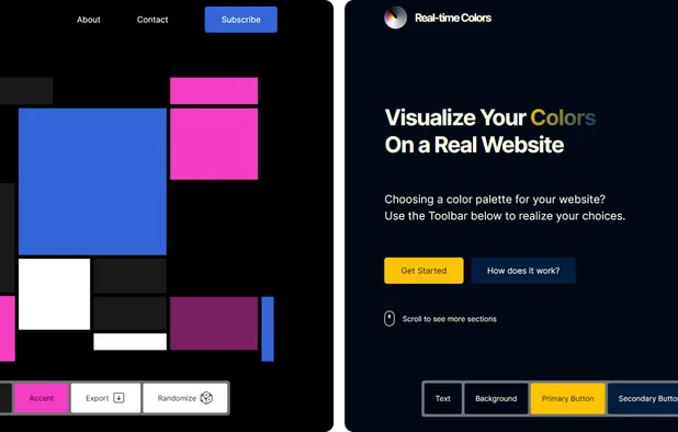 Realtime Colors: Real-time UI Colorpicking Tool. See your favorite ...