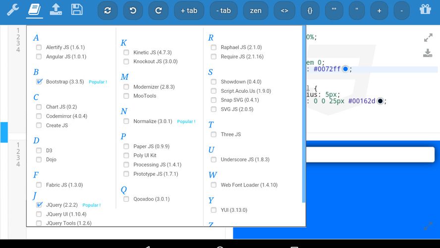 kodeWeave: HTML/CSS/JS and Markdown Playground For Web Designers and Developers | AlternativeTo