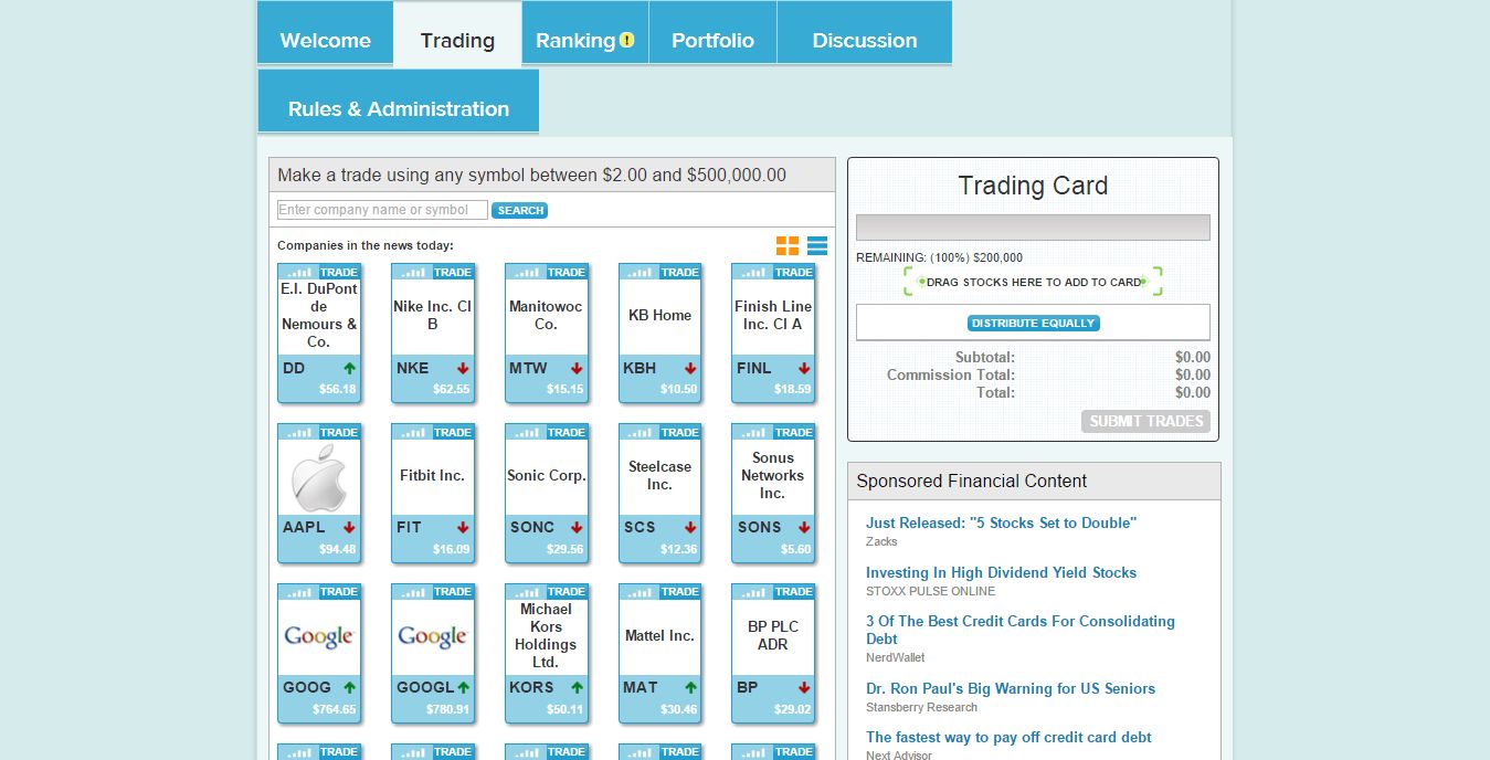 MarketWatch Virtual Stock Exchange Game Alternatives: 25+ Stock Trading ...